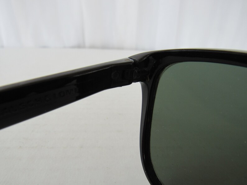 Vintage 70a 80s Ray-ban Logo Bausch and Lomb B&L France Black | Etsy