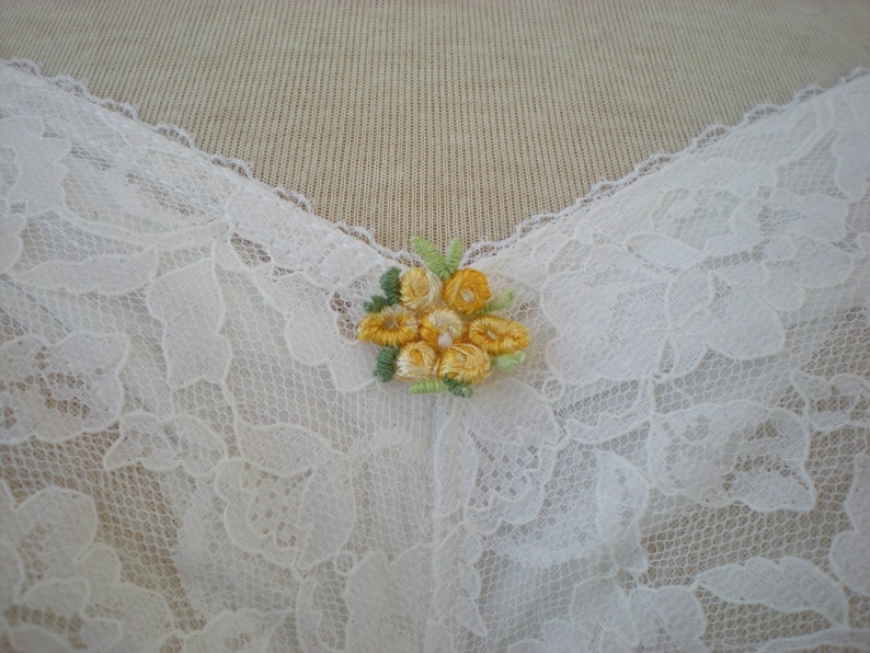 Vintage 50s Figurette Floral Lace Longline Bullet Bra | Full Cover ...