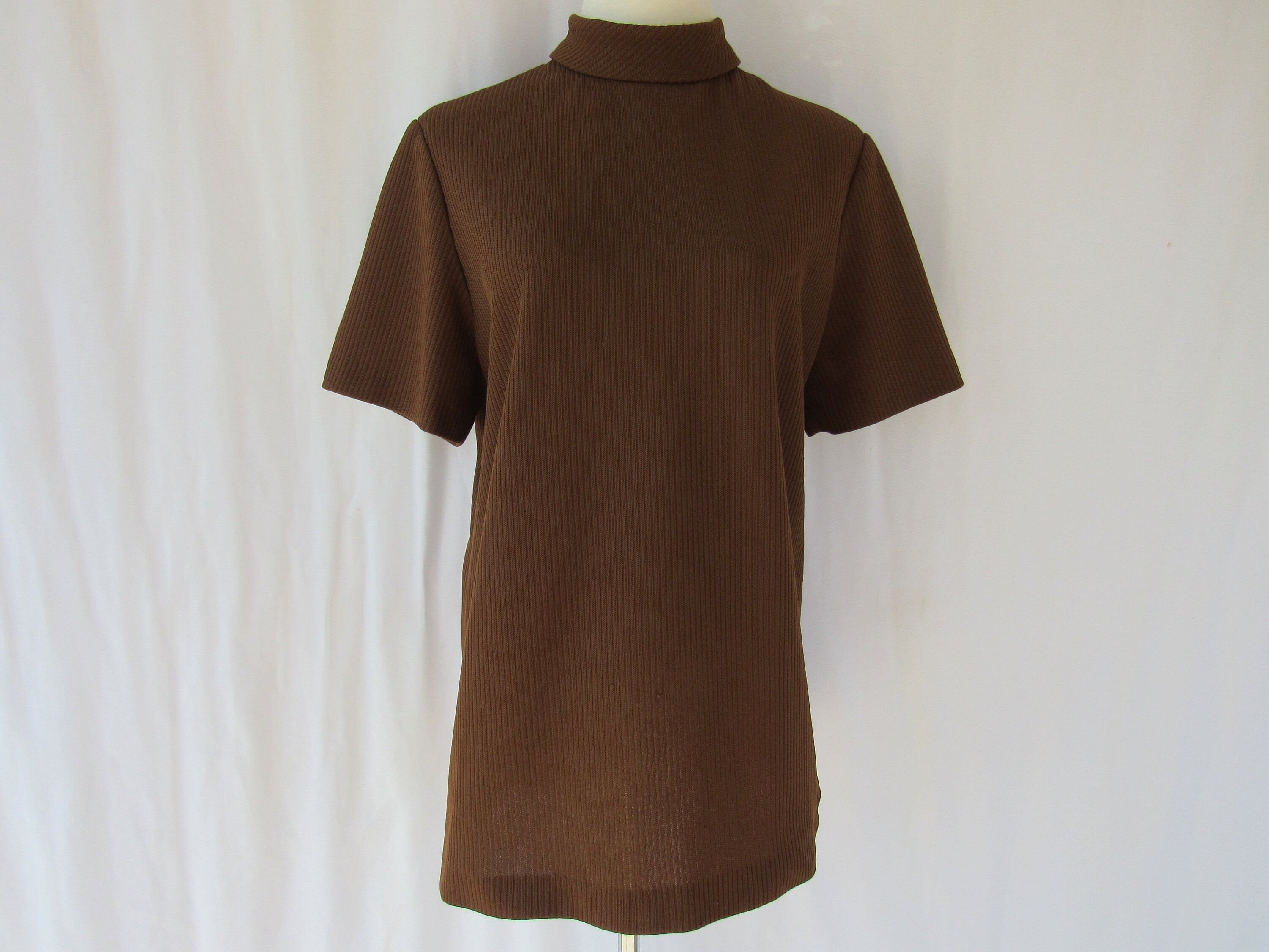 Vintage 60s 70s Ample Togs California Mock Zip-Up Textured | Etsy