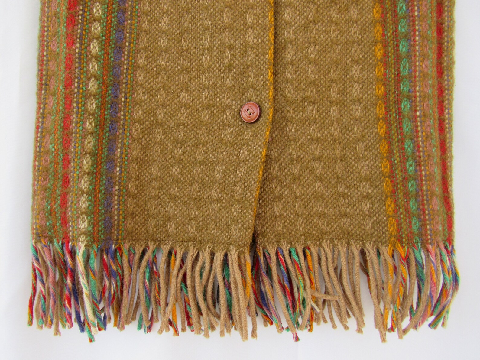 Vintage 60s Beverly Paige Textured Weave Wool Buttoned - Etsy