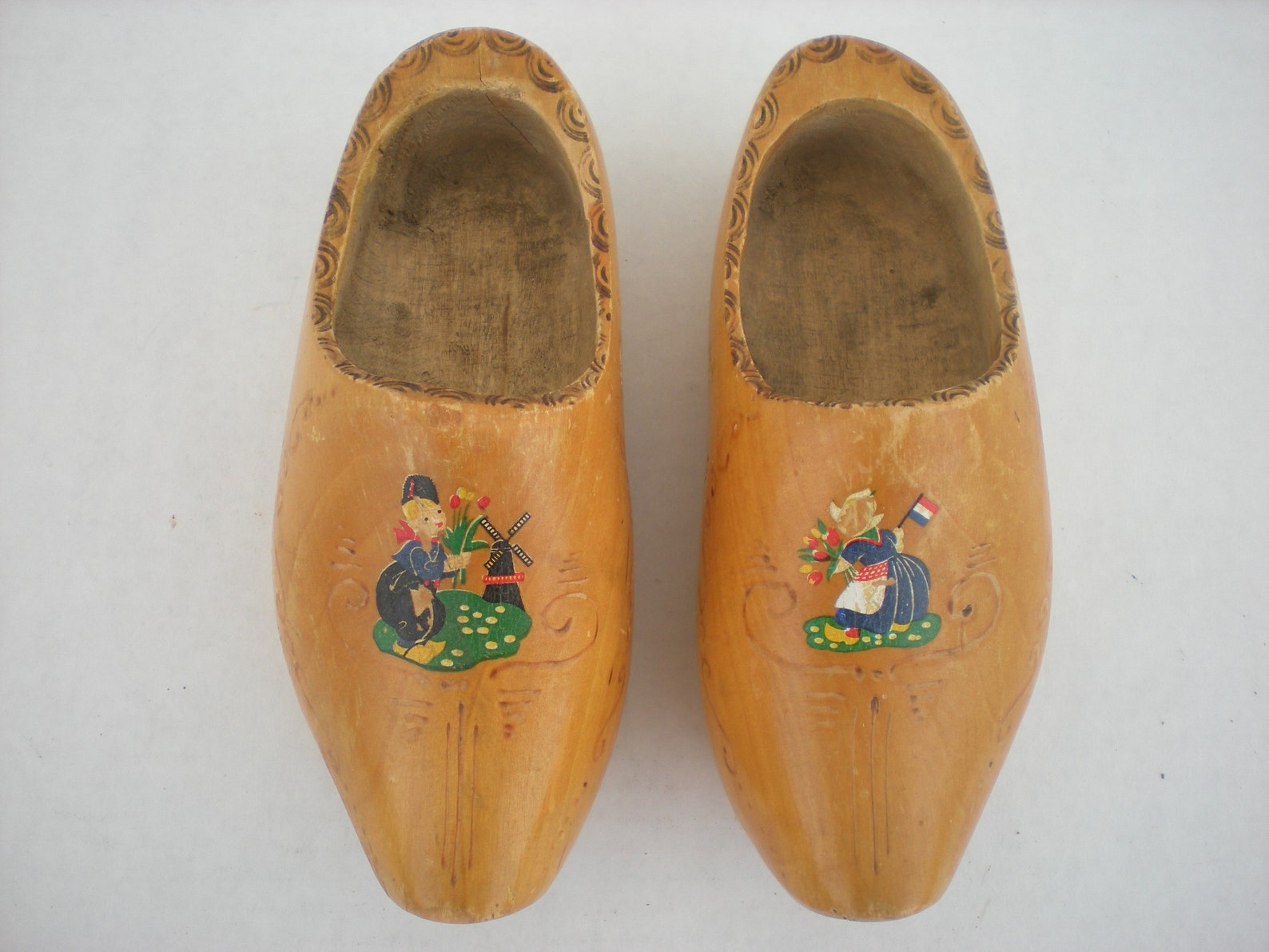 Vintage 50s 60s Dutch Miniature Clogs Hand-Carved Wooden Wall | Etsy