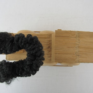 Vintage 70s Toothpick Wooden Steam Train Rail Engine Handcrafted Folk ...