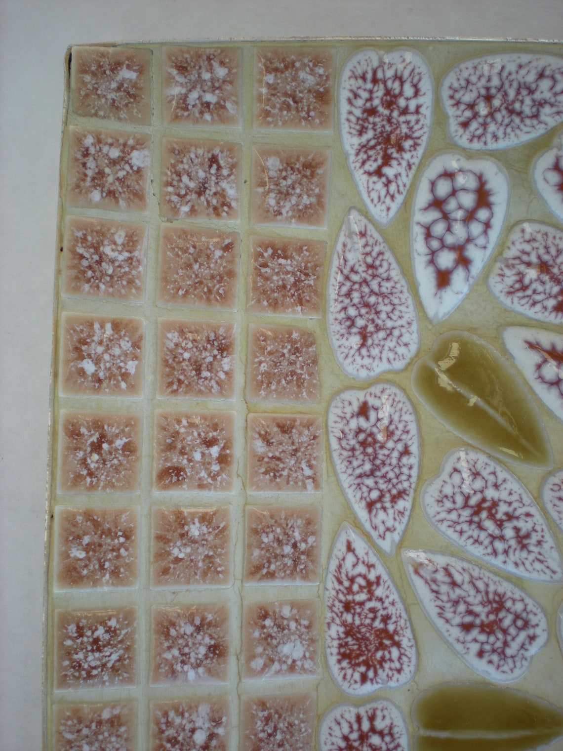 Vintage 60s Japanese Modern Art Mosaic Hand Crafted Ceramic | Etsy