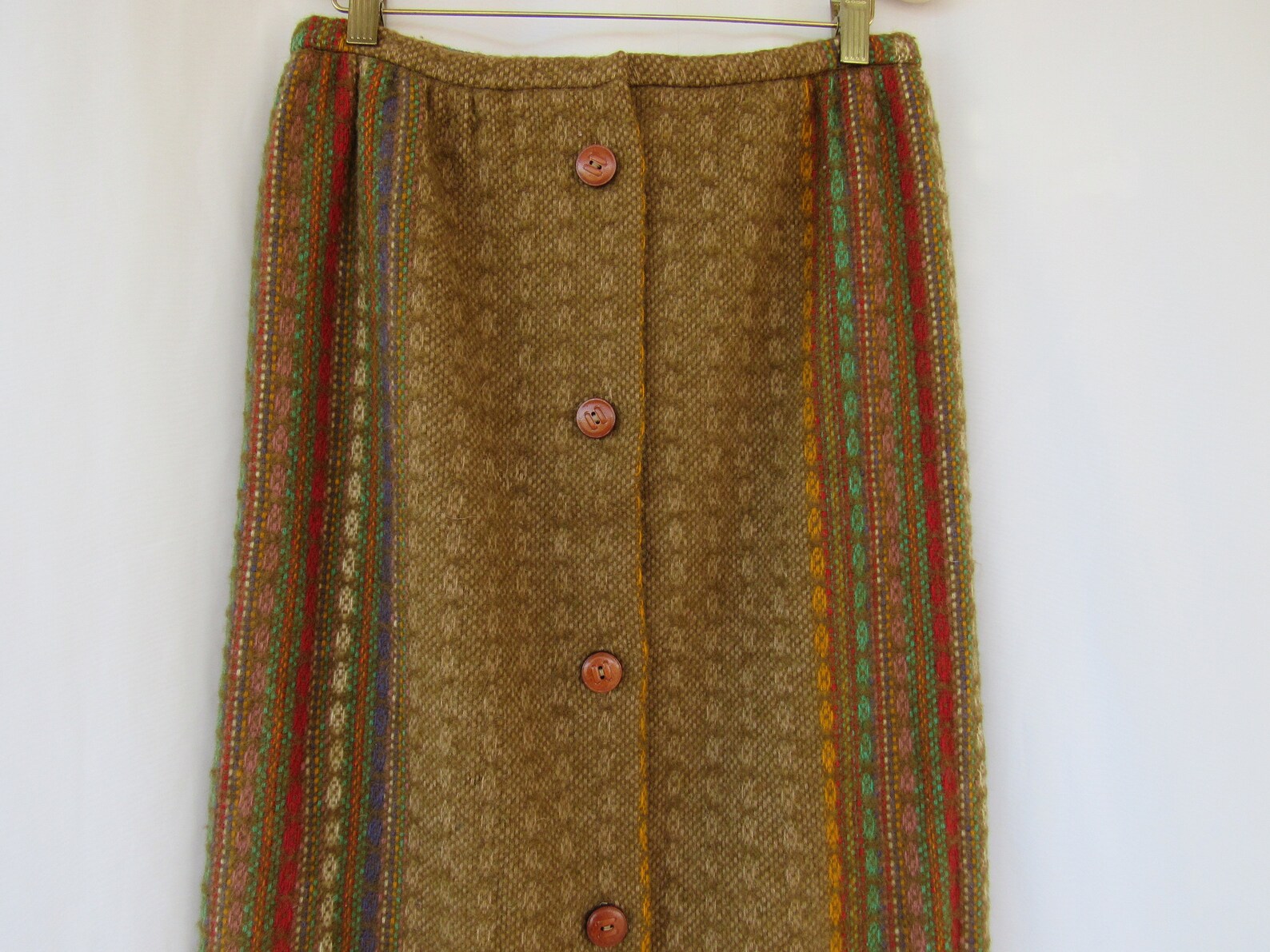 Vintage 60s Beverly Paige Textured Weave Wool Buttoned - Etsy