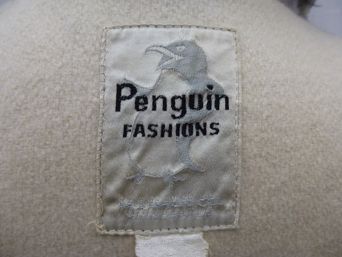 Vintage 60s Penguin Tartan Plaid Wool Buttoned Poncho Grey - Etsy