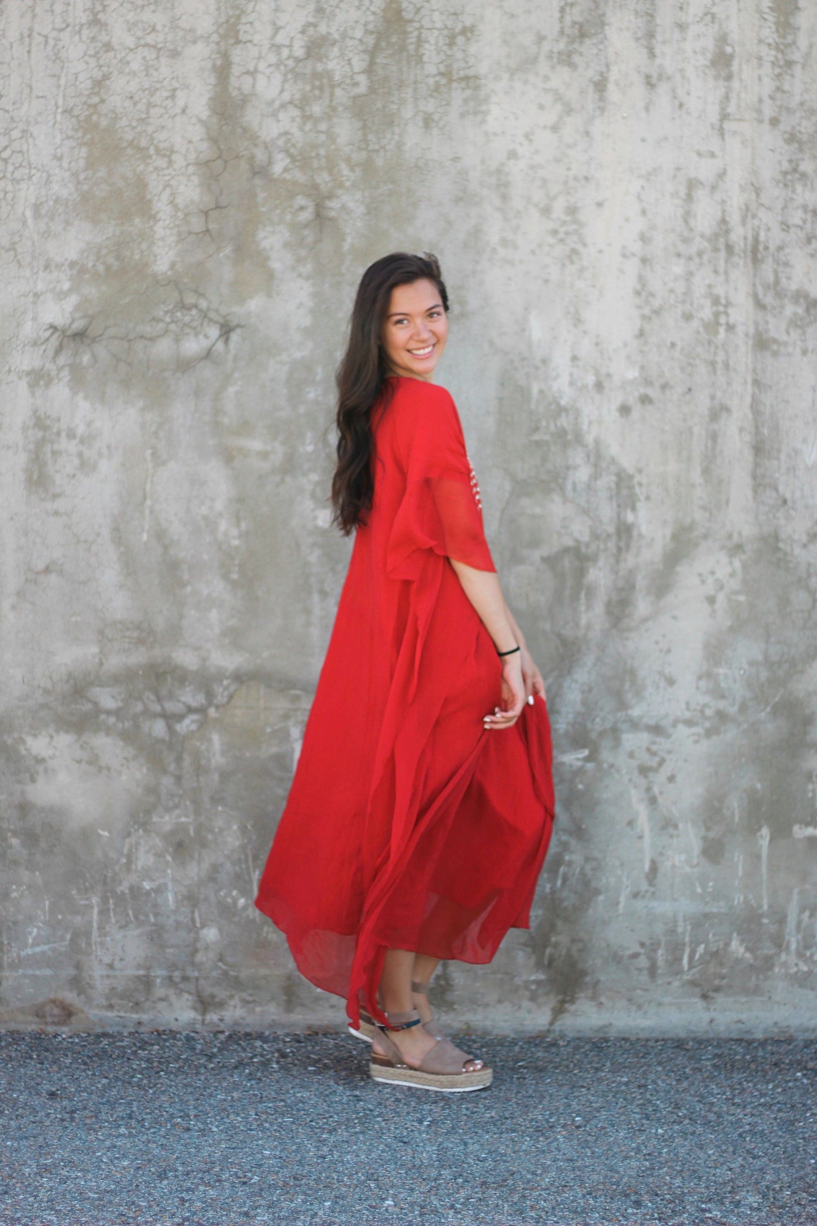 Red Maxi Kaftan Dress, Embroidered Dubai Caftan, Plus Size Clothing - Etsy