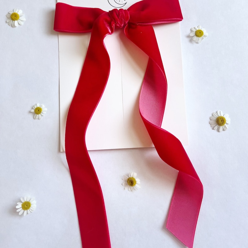 Cherry Hair Bow - Etsy