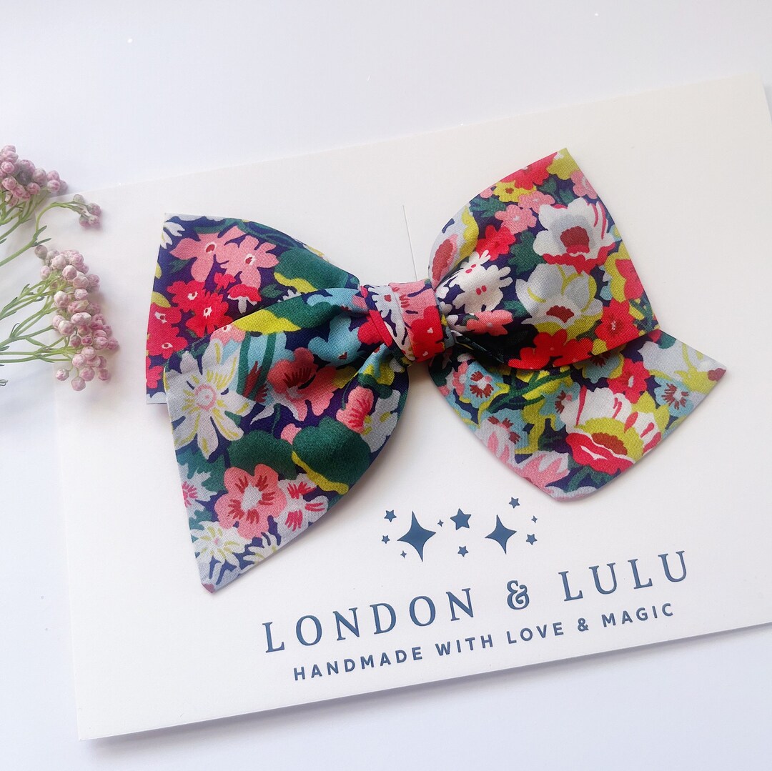 Liberty of London Thorpe Twirl Bow Girls Hair Accessories Toddler ...