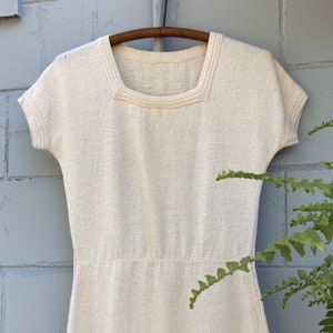 1950s Boucle Knit Sweater Dress - Etsy