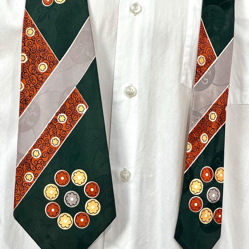 Brocade 1940s Necktie - Etsy