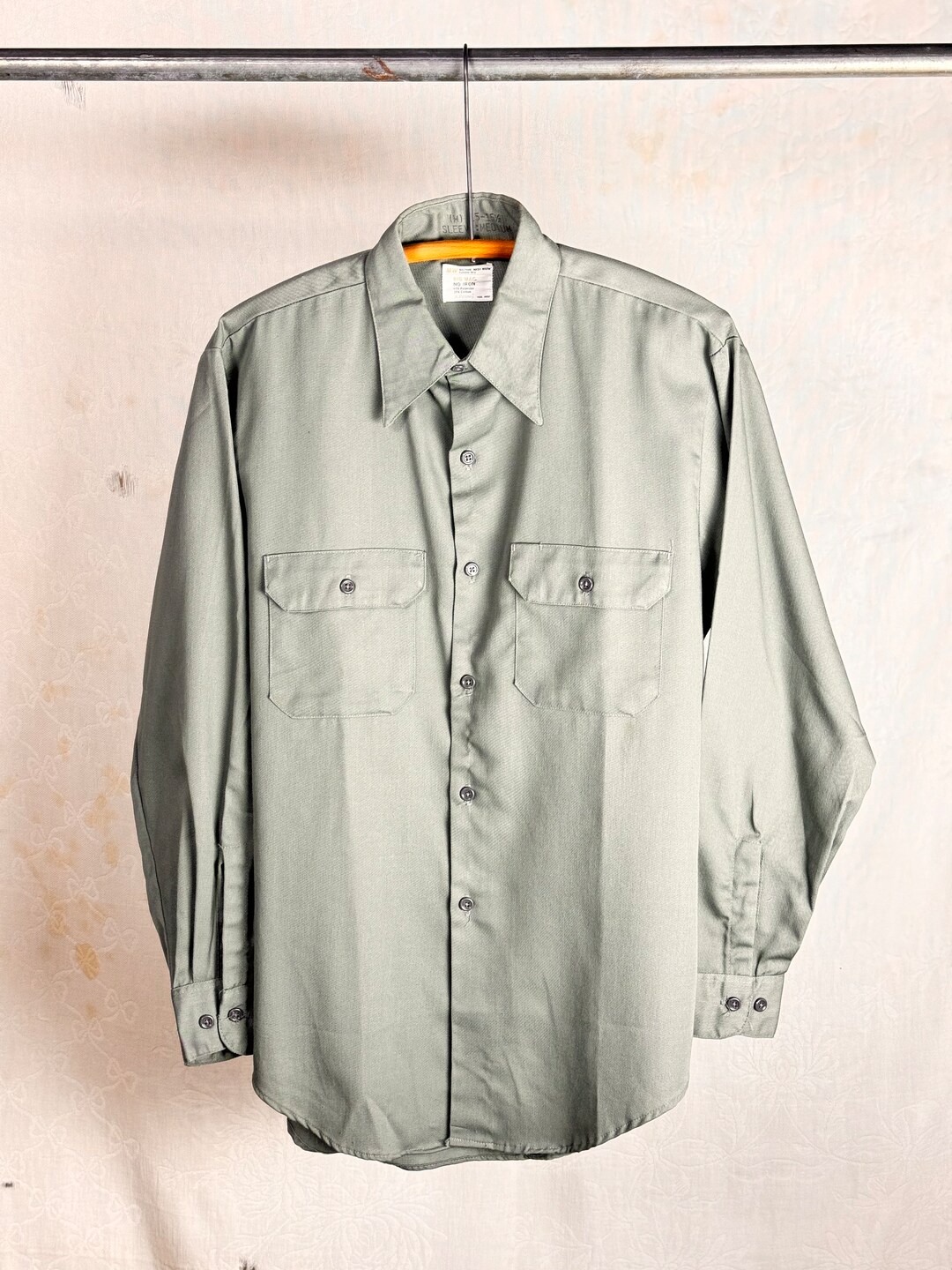 Vintage 1970s Big Mac Gray Work Shirt - Etsy