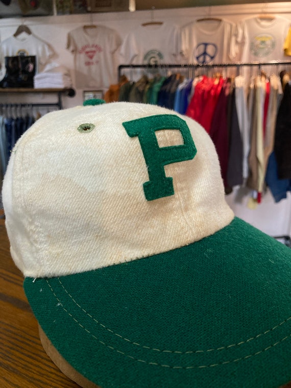 1950s 60s Wool Letter Baseball Cap - Gem