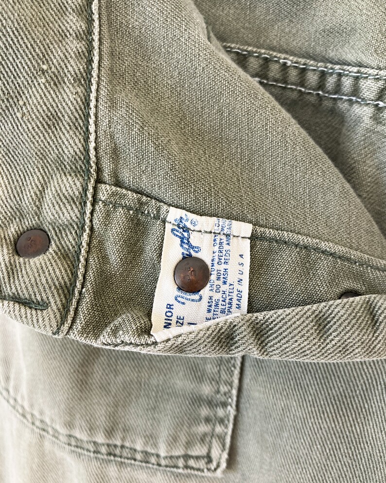 1960s Wrangler Snap Fly Green Denim Bellbottoms Small - Etsy