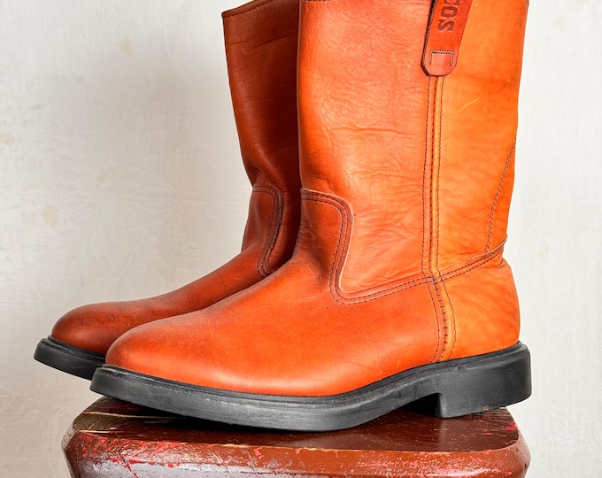 Vintage Red Wing Pecos Work Boots Oro Russet Mens 10 D - Etsy