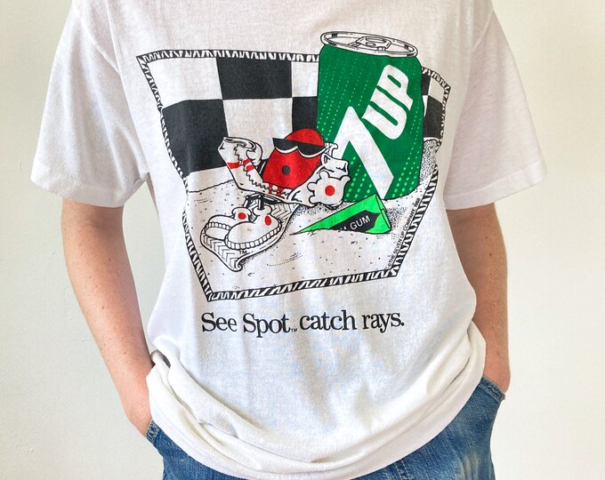 7UP See Spot Vintage Graphic T Shirt - Etsy