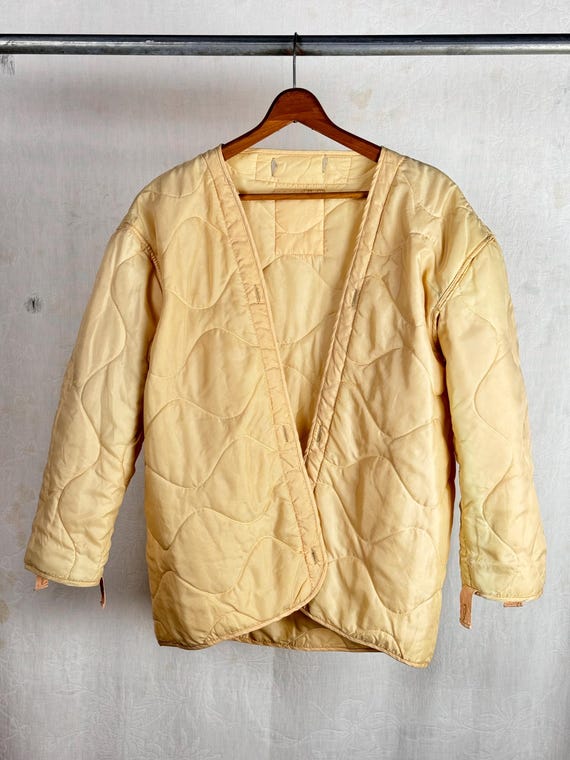 Vintage yellow nylon jacket - Gem