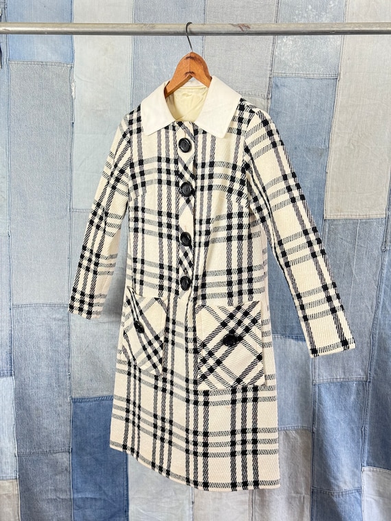 vintage 60s mod plaid - Gem