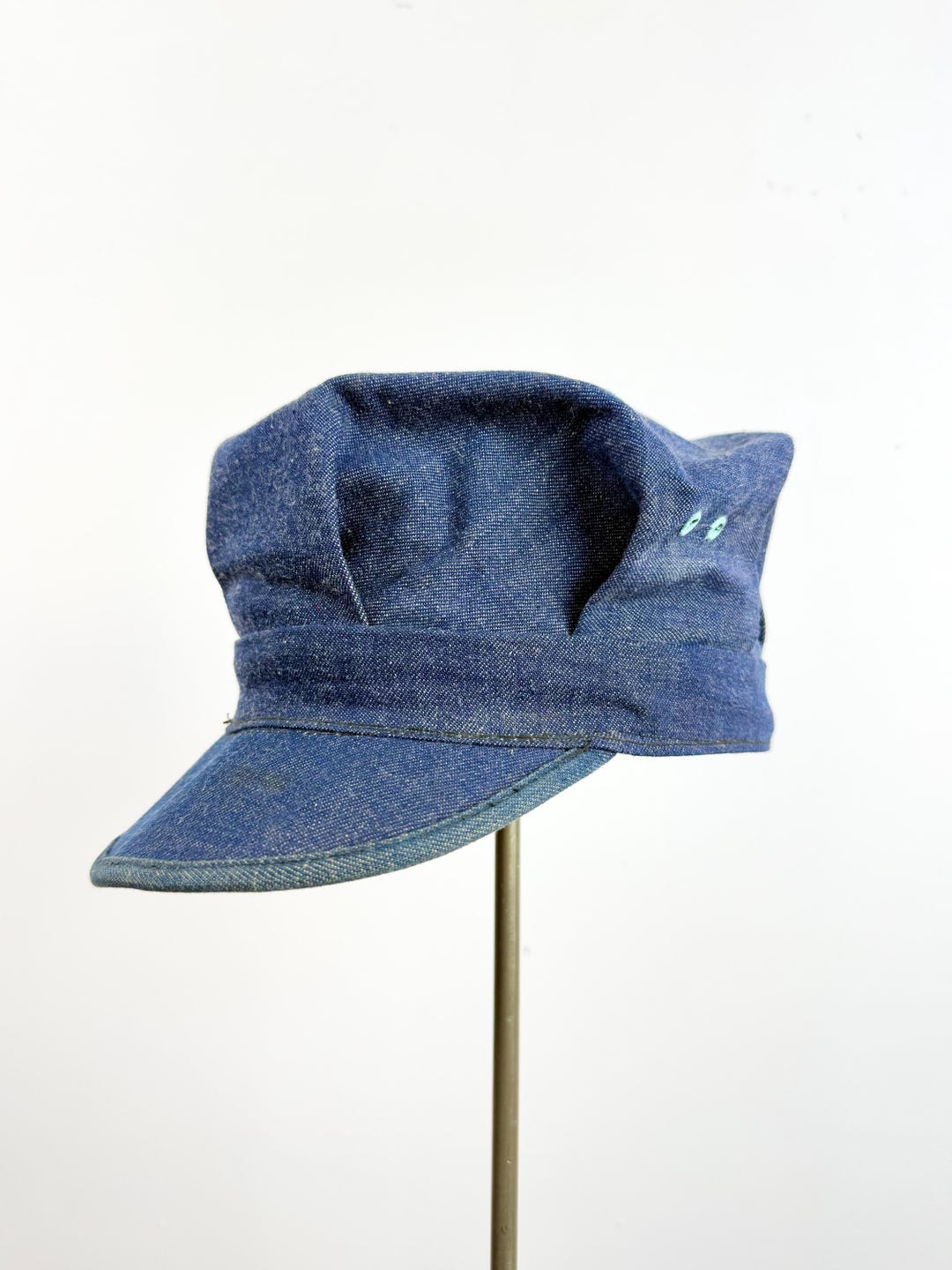 Vintage 1950s Penneys Big Mac Denim Engineer Cap 6 5/8 - Etsy