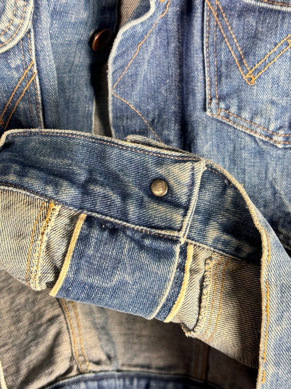 Vintage 1970s Wrangler Selvedge Denim Jacket - Gem