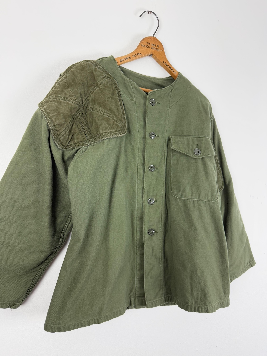 Vintage 1970s US Military Padded Shooting Jacket | Medium - Etsy