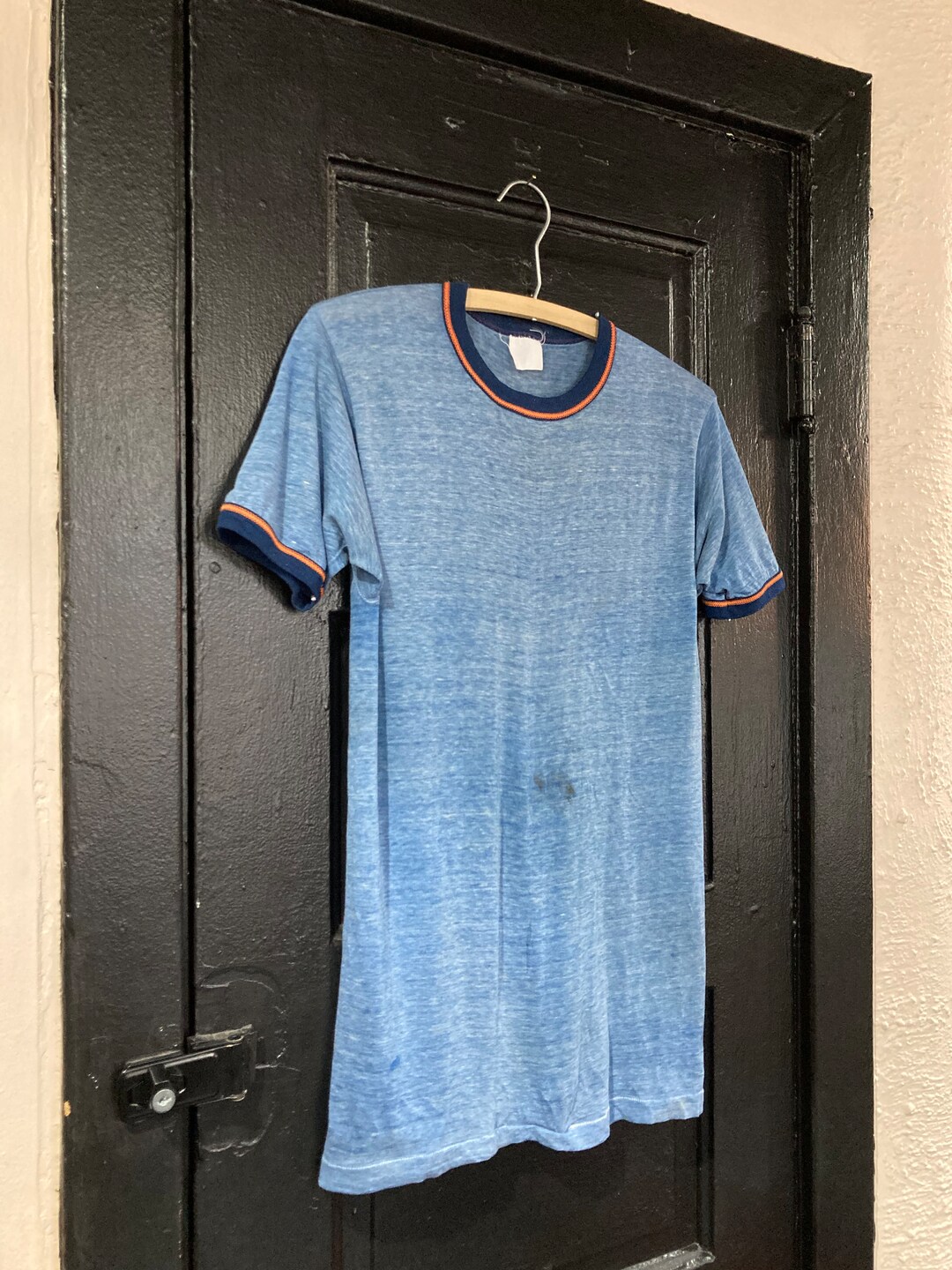 Vintage Paper Thin Blank Ringer T Shirt - Etsy