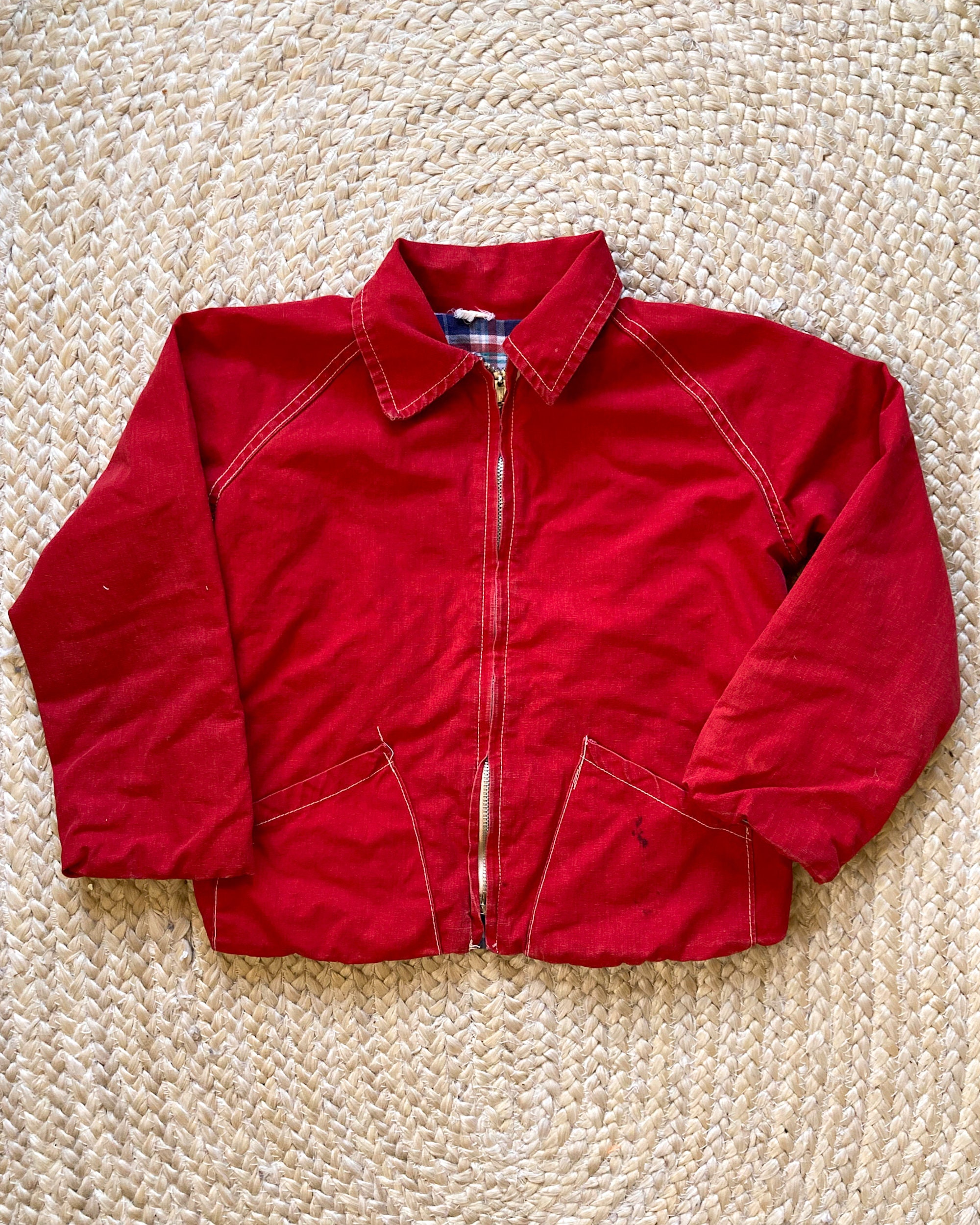 Vintage 1950s Childrens Red Jacket - Etsy