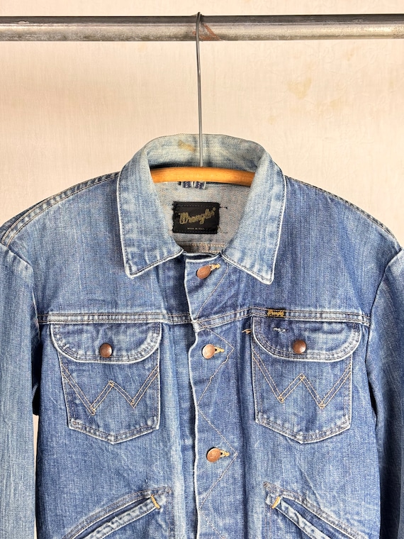 Vintage 1970s Wrangler Selvedge Denim Jacket - Gem