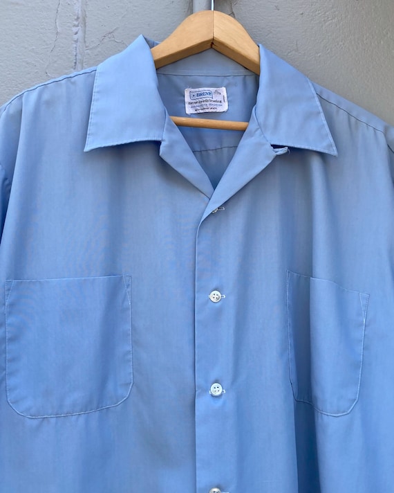 1960s Short Sleeve Loop Collar Shirt - Gem