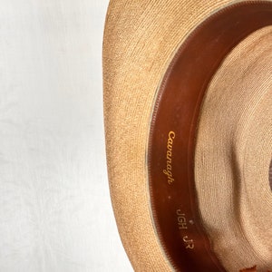 Vintage 1950s Cavanagh Straw Fedora Made in Italy - Etsy