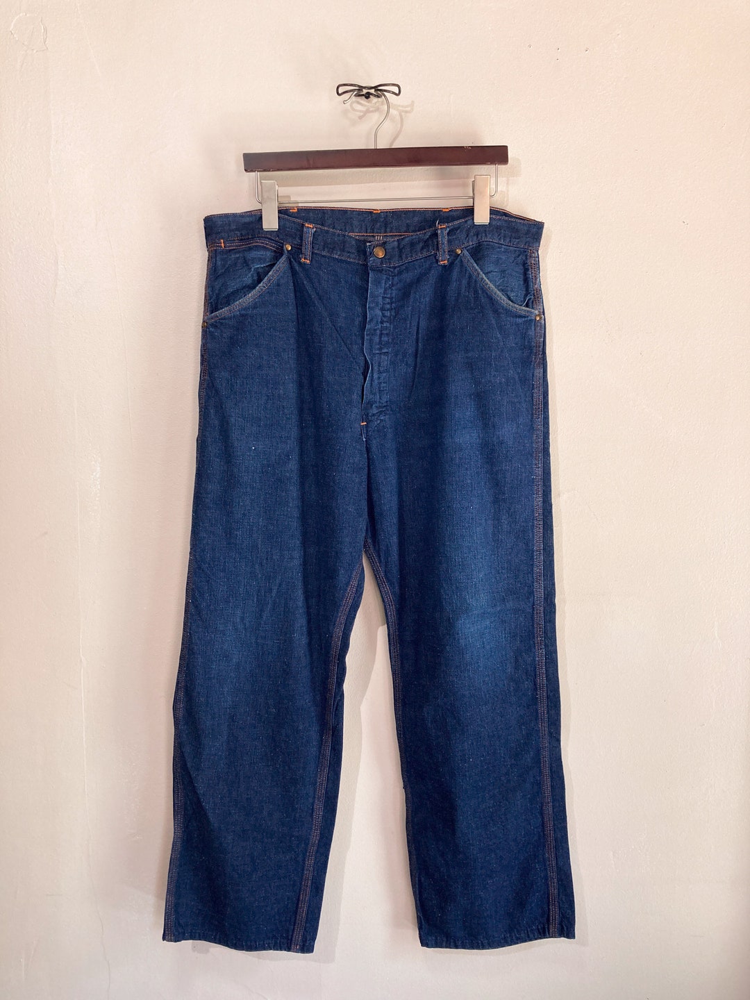 Vintage 1950s 60s Carpenter Denim Jeans 36 - Etsy