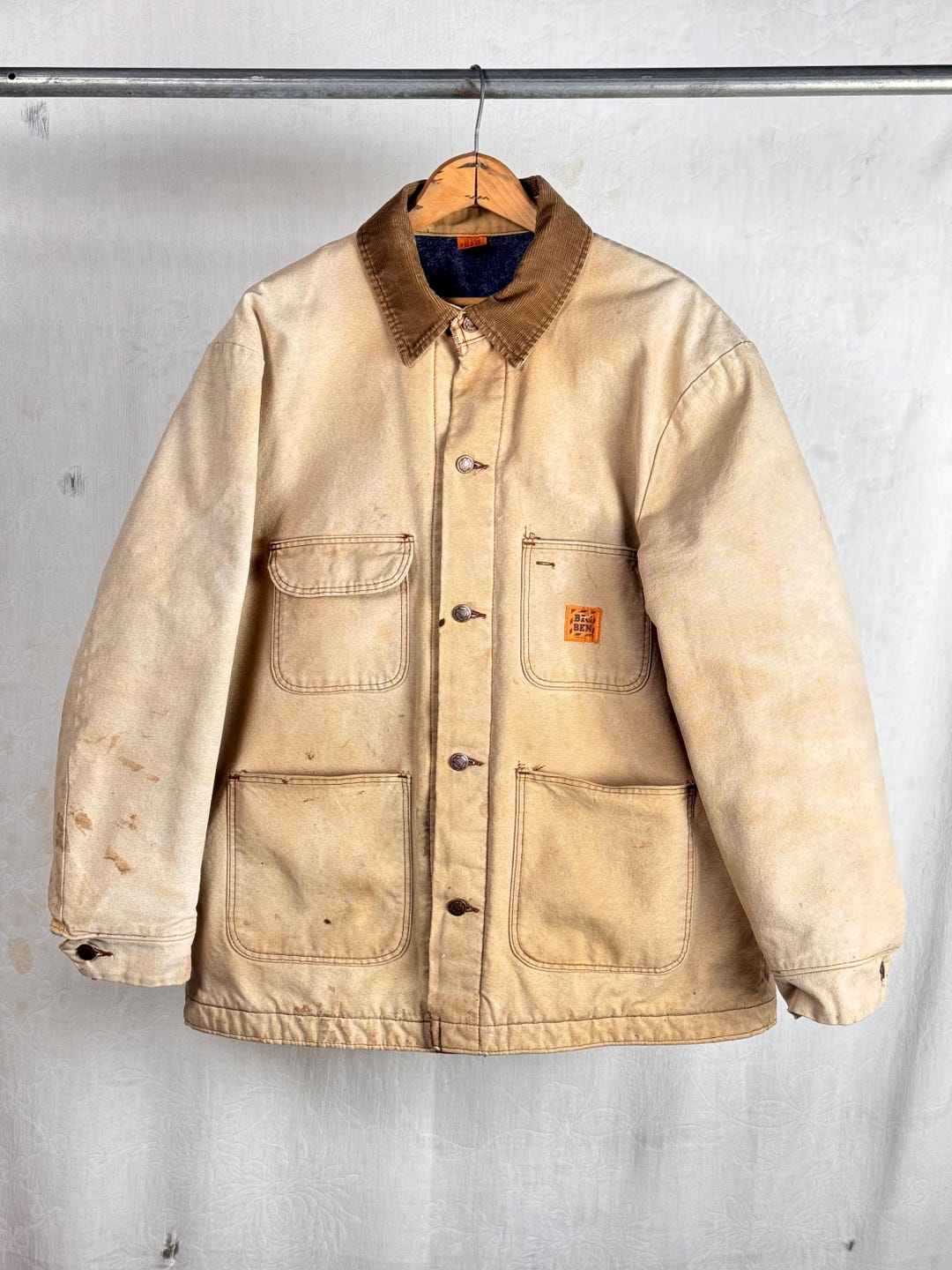 Vintage 1980s Big Ben Canvas Barn Jacket Large - Etsy