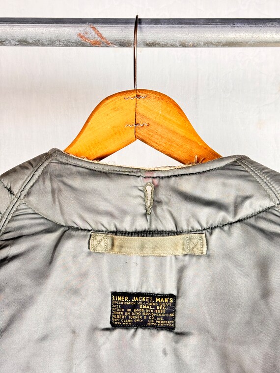 Vintage 1950s USAF Flight Jacket Liner - Gem