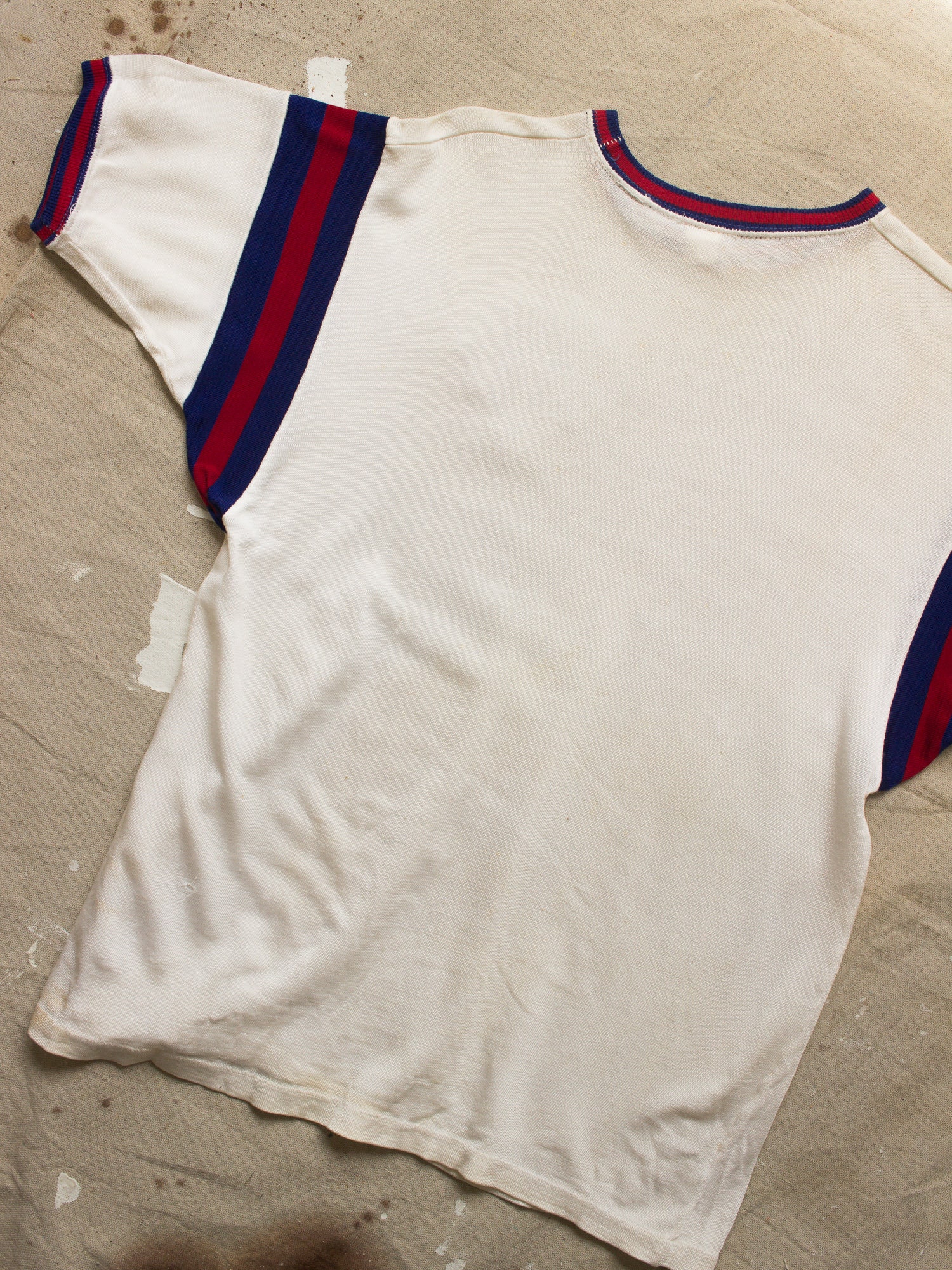 Blue Gem - 50s Rayon Knit Sports Jersey