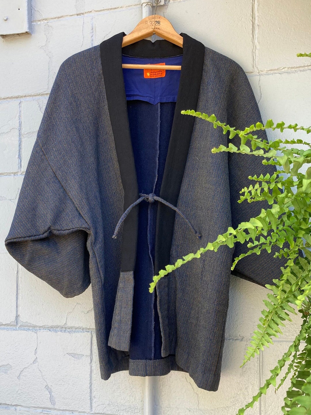 Vintage 1960s Wool Haori Kimono Jacket - Etsy
