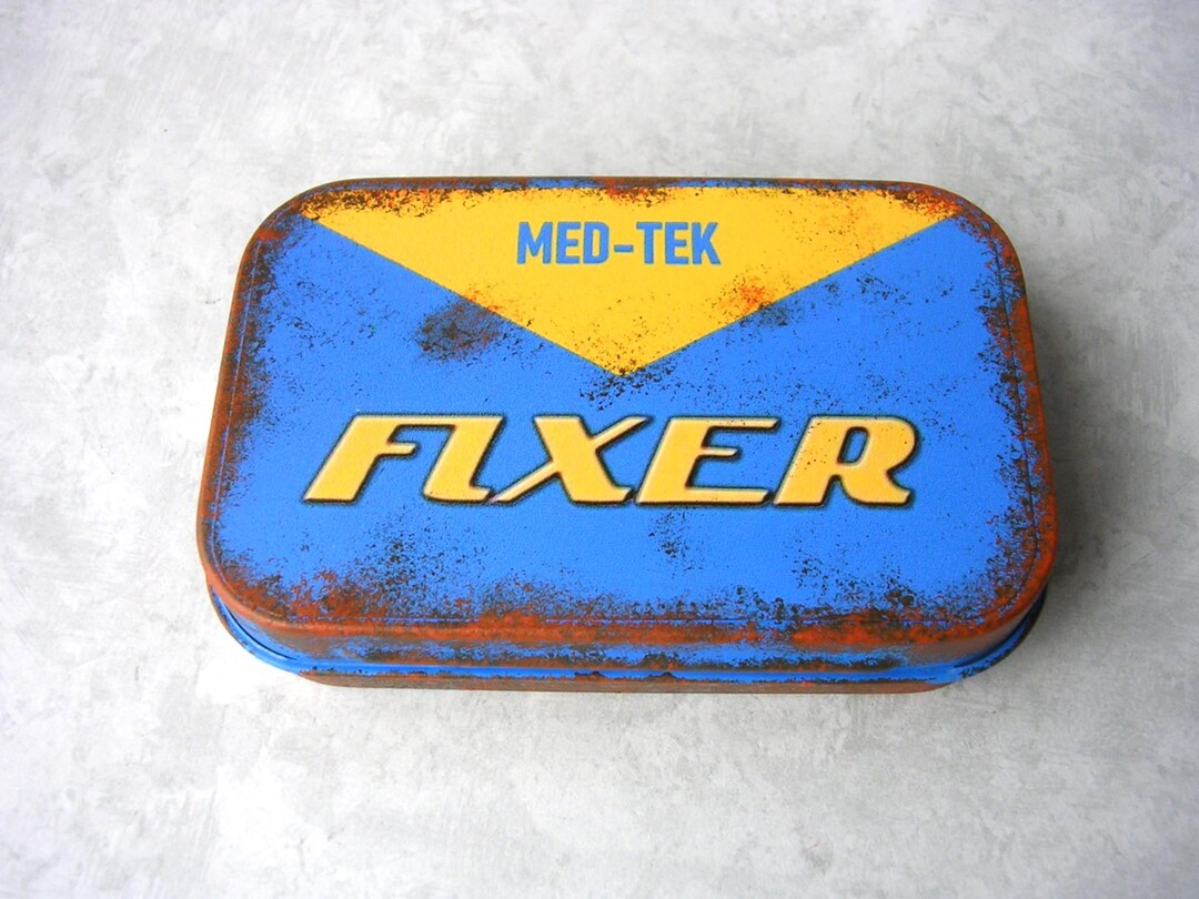 Fallout New Vegas FIXER Cap Stash Box Tin Gift Display Prop Cosplay - Etsy