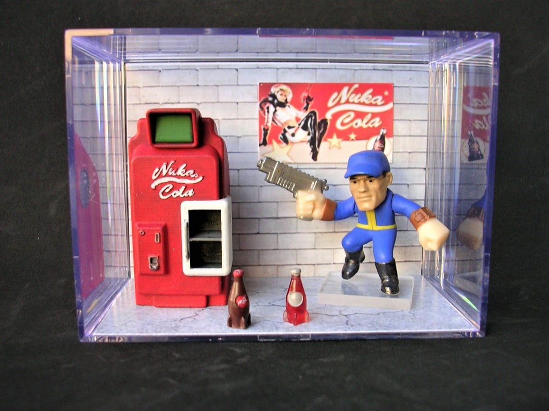 Fallout Nuka Cola Machine Miniature Diorama Cube Vault Dweller Nuka ...