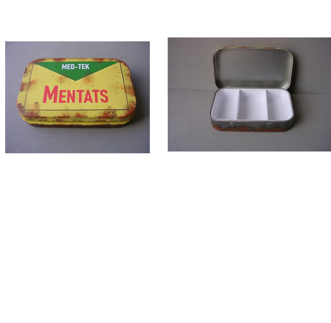 Fallout MENTATS Stash Box Tin Organizer Gift Display Prop - Etsy