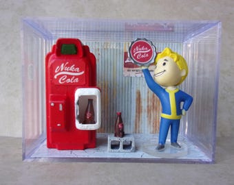 Fallout Nuka Cola Machine Vault Dweller Cap Stash Miniature Diorama ...