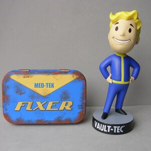 Fallout New Vegas FIXER Cap Stash Box Tin Gift Display Prop - Etsy