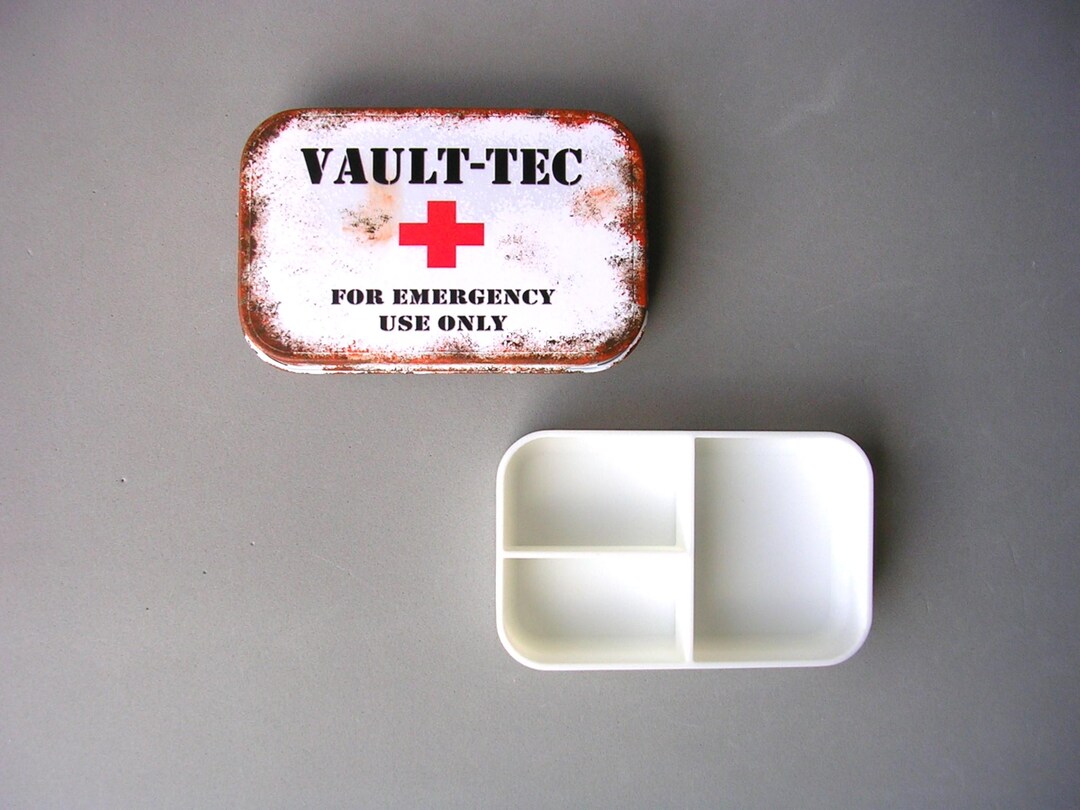 Fallout First-aid Kit Stash Box Tin Organizer Gift Display Prop Cosplay ...