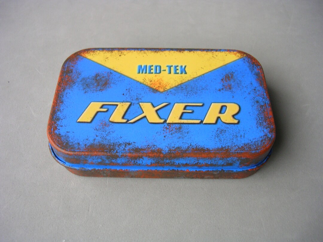 Fallout New Vegas FIXER Cap Stash Box Tin Gift Display Prop Cosplay - Etsy