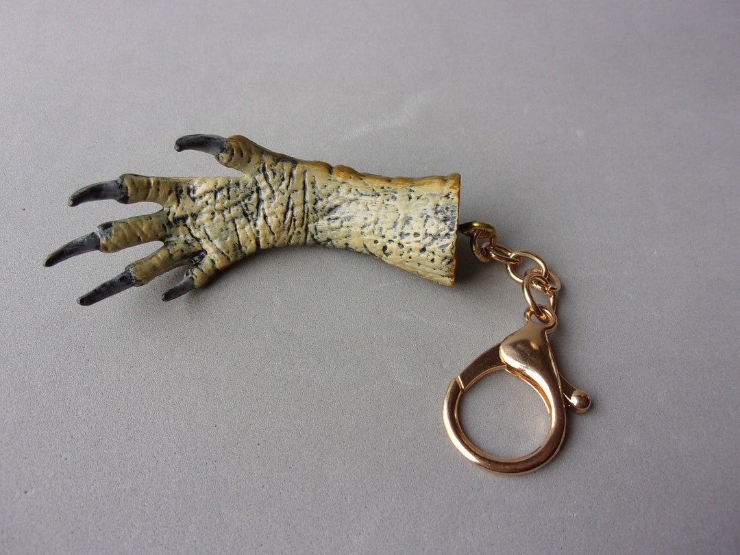 Fallout Deathclaw Hand Keychain Backpack Hanger Custom Painted - Etsy