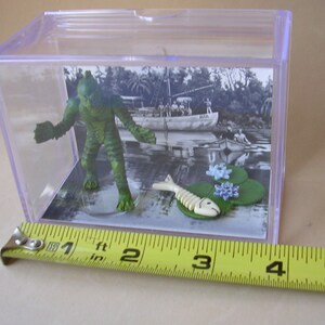 Creature From the Black Lagoon Miniature Diorama Cube Gift Display - Etsy