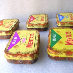 Fallout Mentats Tin Stash Box Party Time Grape Orange Berry Original ...