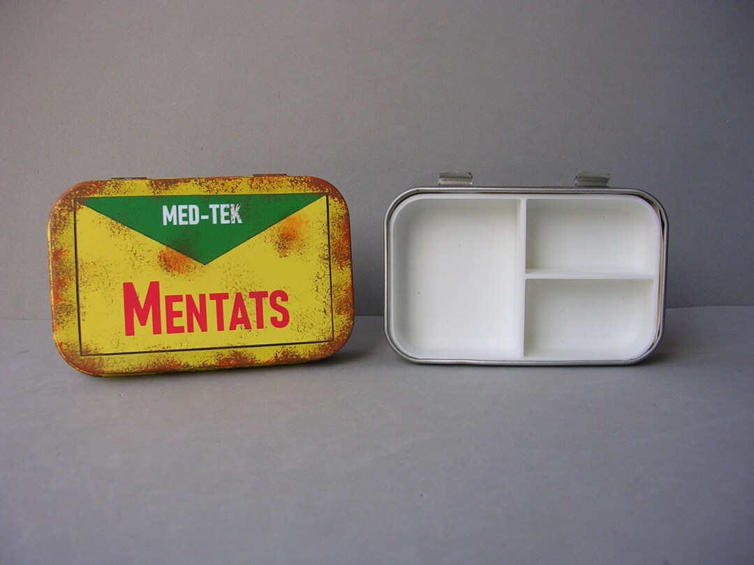 Fallout MENTATS Stash Box Tin Organizer Gift Display Prop Cosplay - Etsy