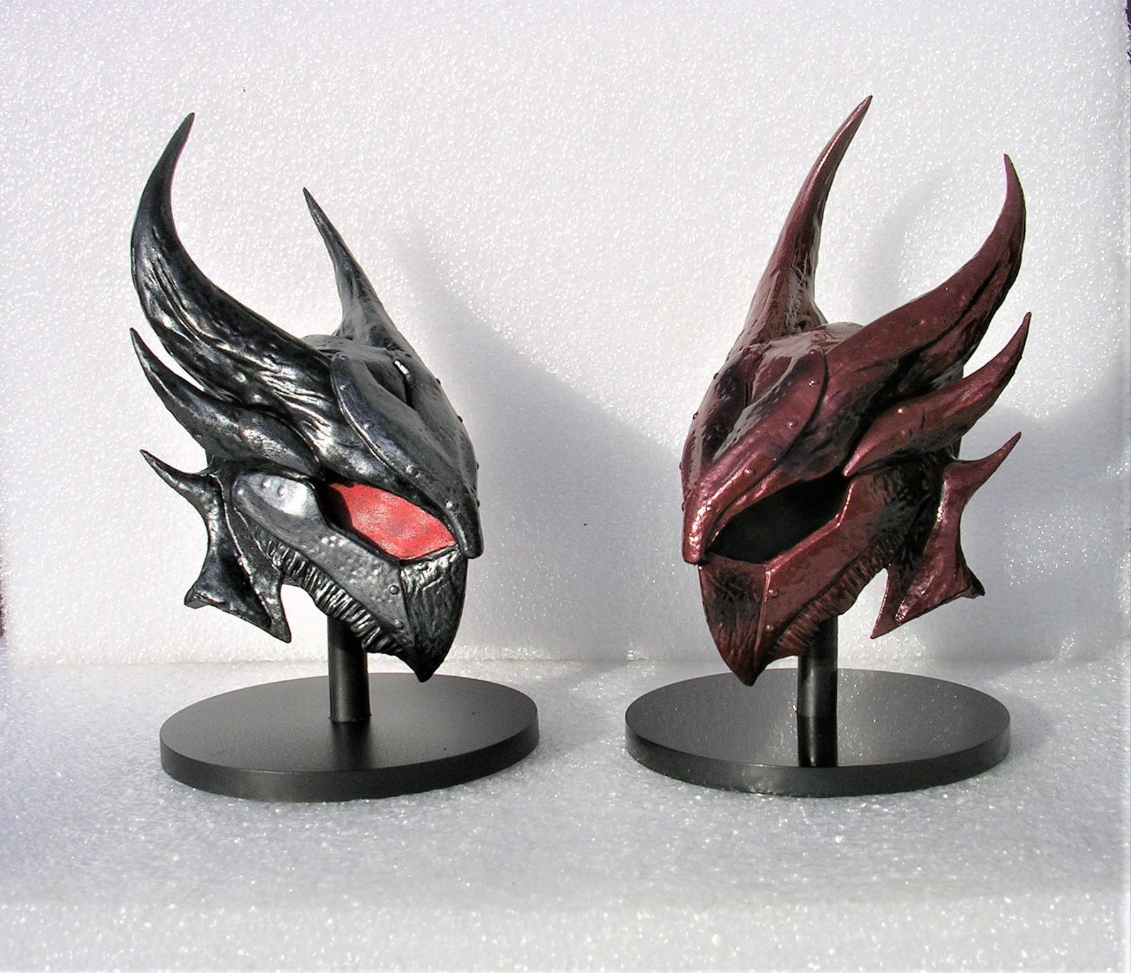 Elder Scrolls Skyrim Daedric Helmet Custom Repaint with | Etsy