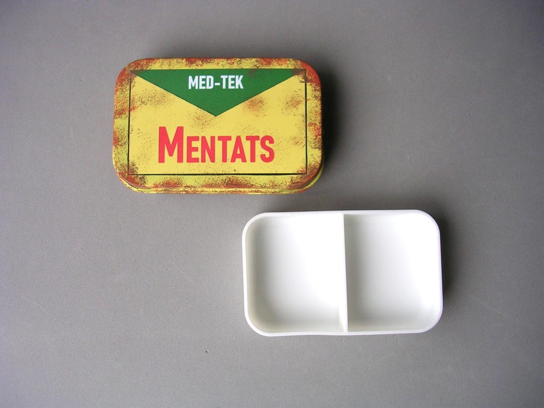 Fallout MENTATS Stash Box Tin Organizer Gift Display Prop Cosplay - Etsy