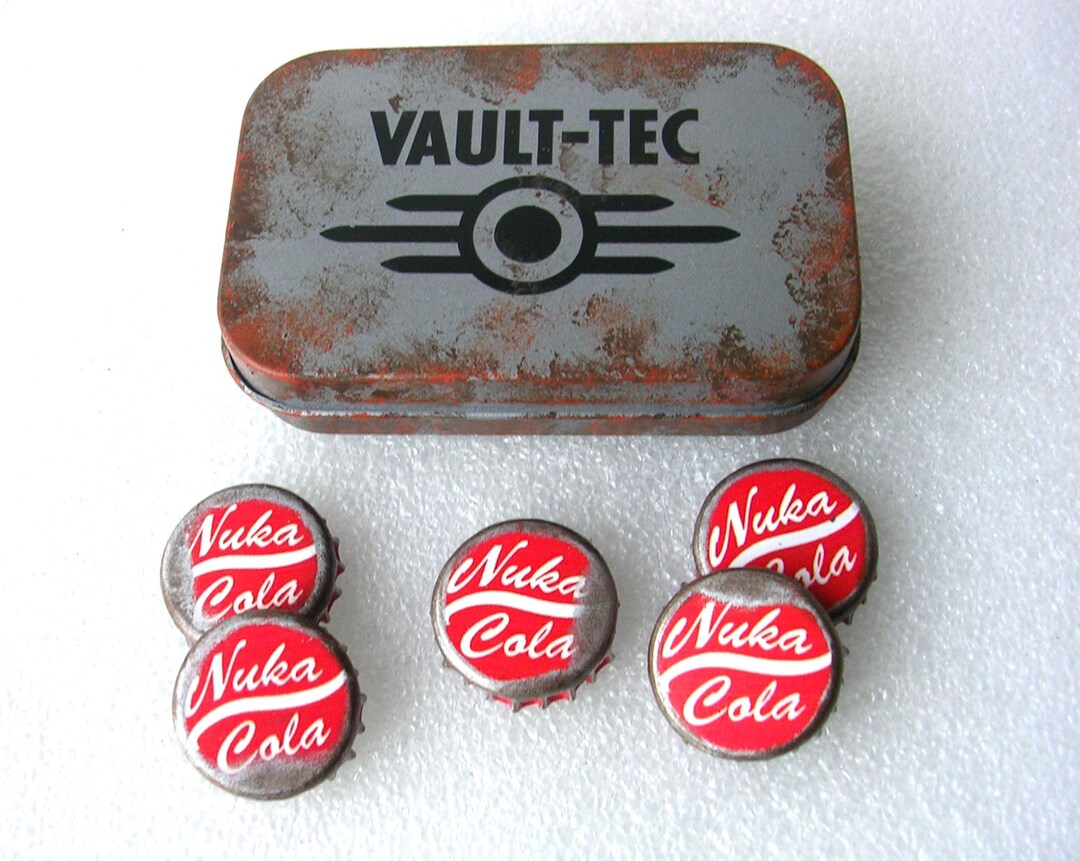 Fallout 3 4 76 Cap Stash Tin With 5 Caps Gift Display Prop - Etsy