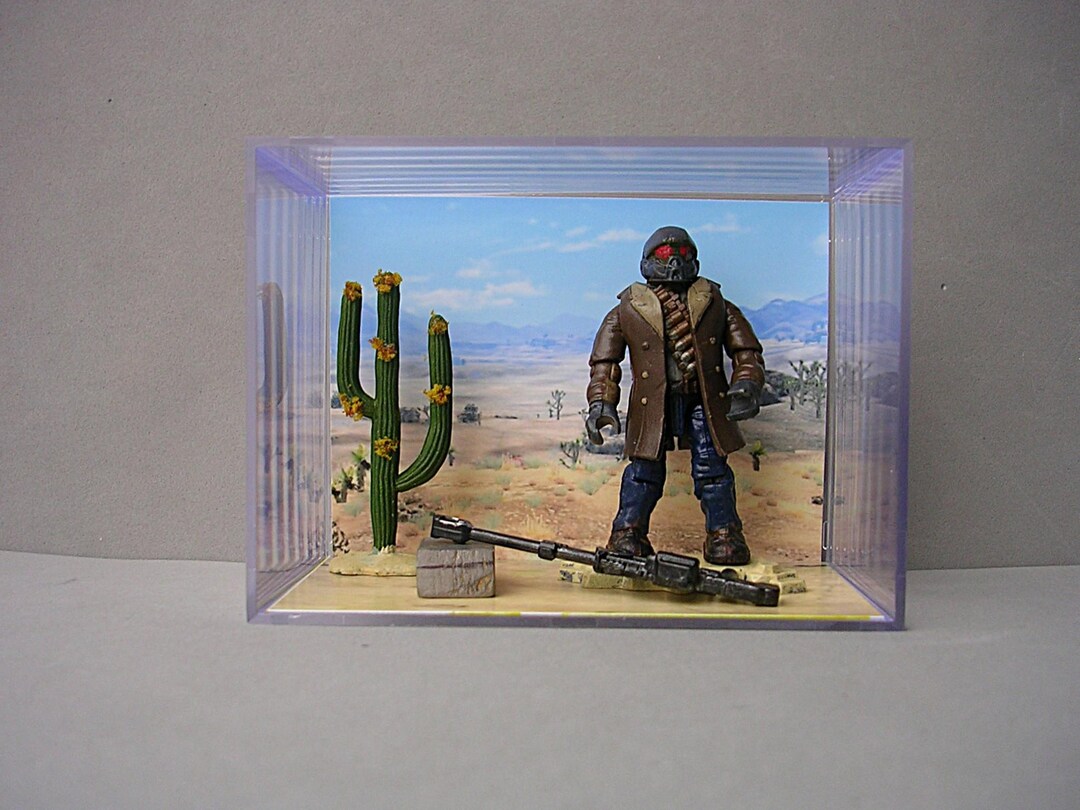 Fallout New Vegas NCR Ranger Miniature Cube Diorama - Etsy