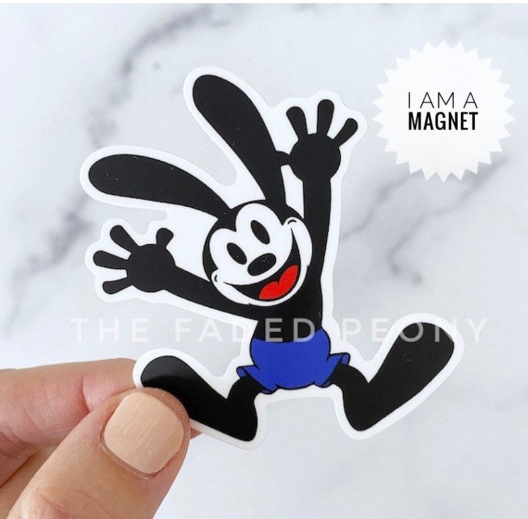 Oswald Magnet, Oswald Rabbit Magnet, Car Magnet, FE Gifts - Etsy